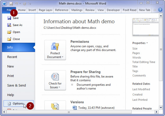 MS Word Tricks: Typing Math Symbols
